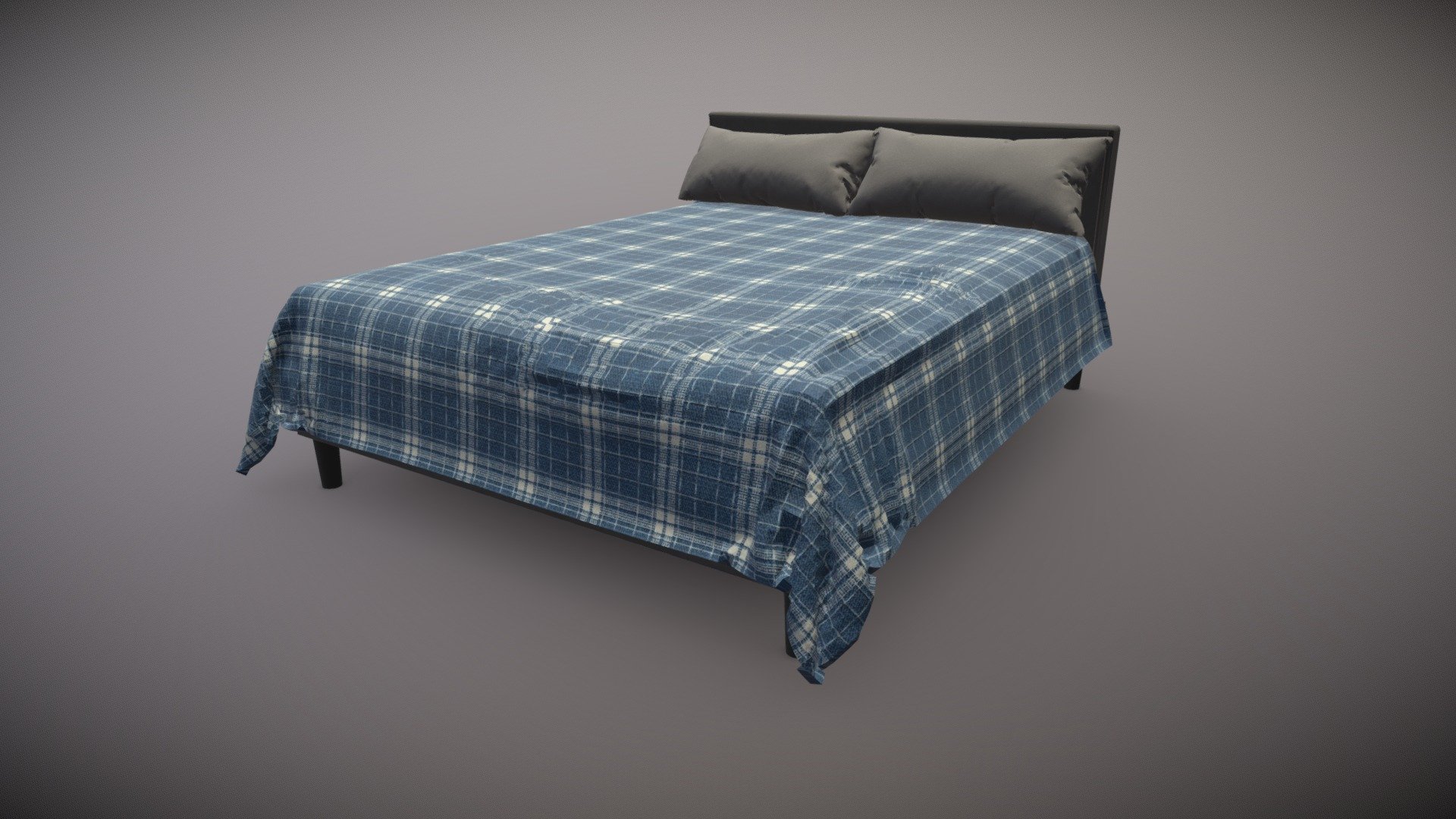 Queen Sized Bed - Download Free 3D model by Cody.Lovorn [629b789 ...
