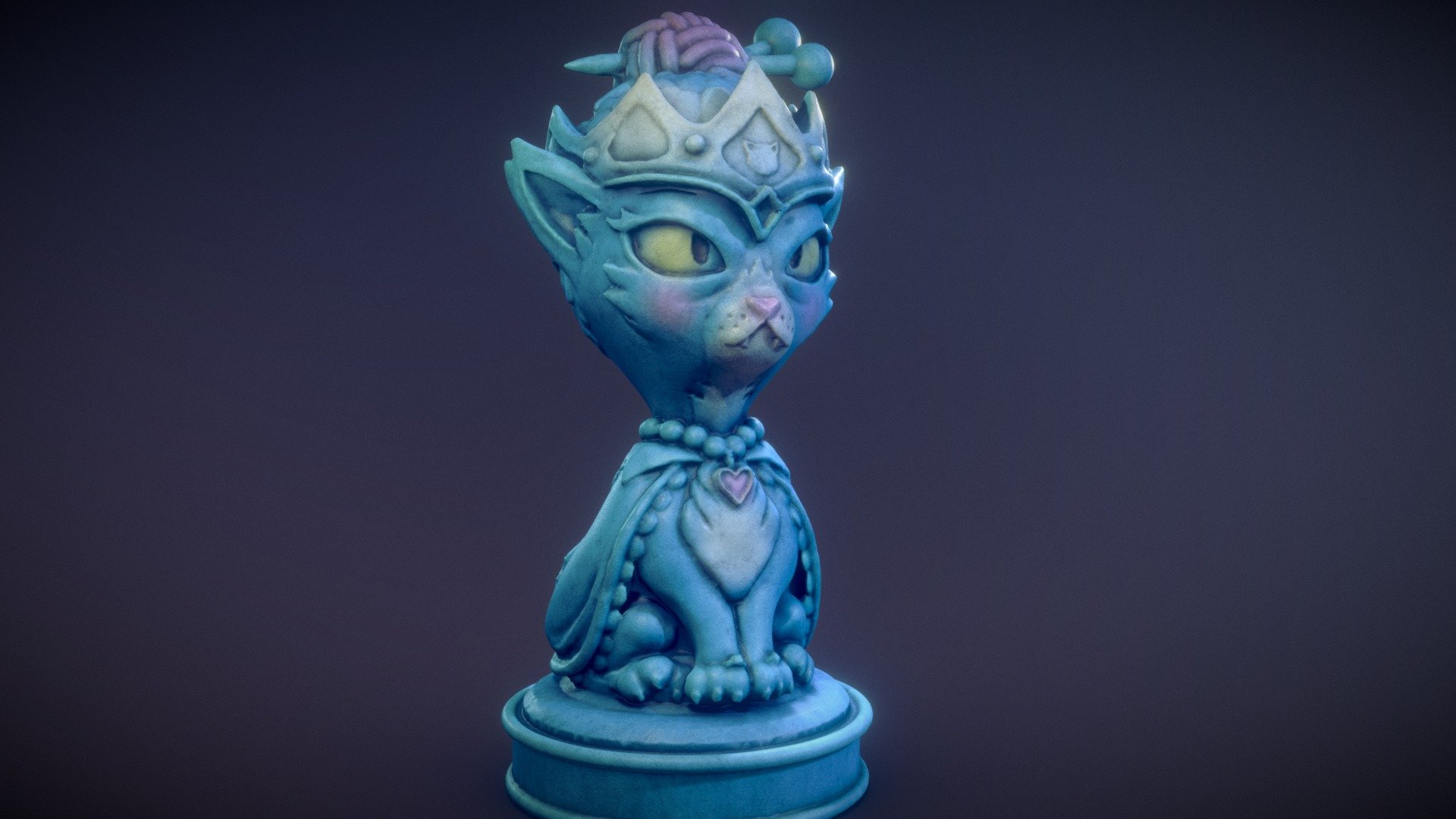 FELINE QUEEN - 3D model by eric3dee [62a2e88] - Sketchfab