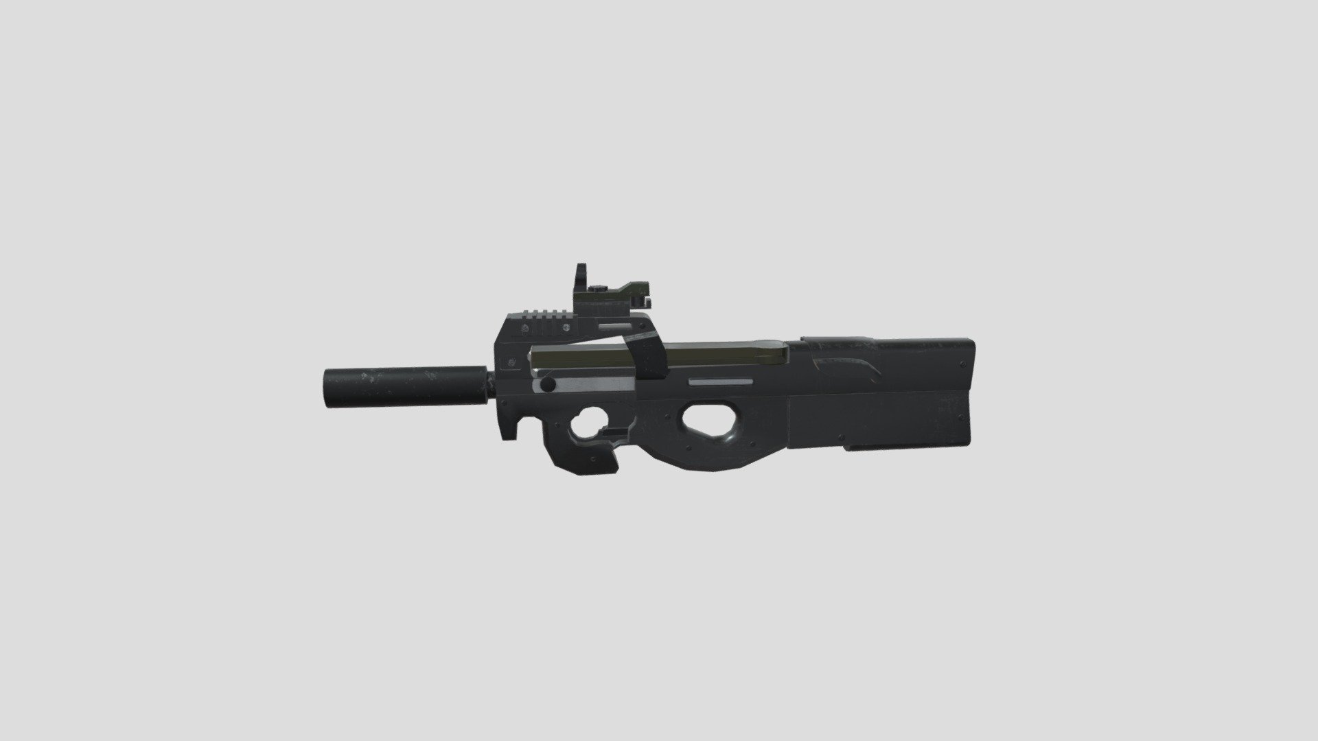 P90 - Download Free 3D model by Siedh [62a3aae] - Sketchfab