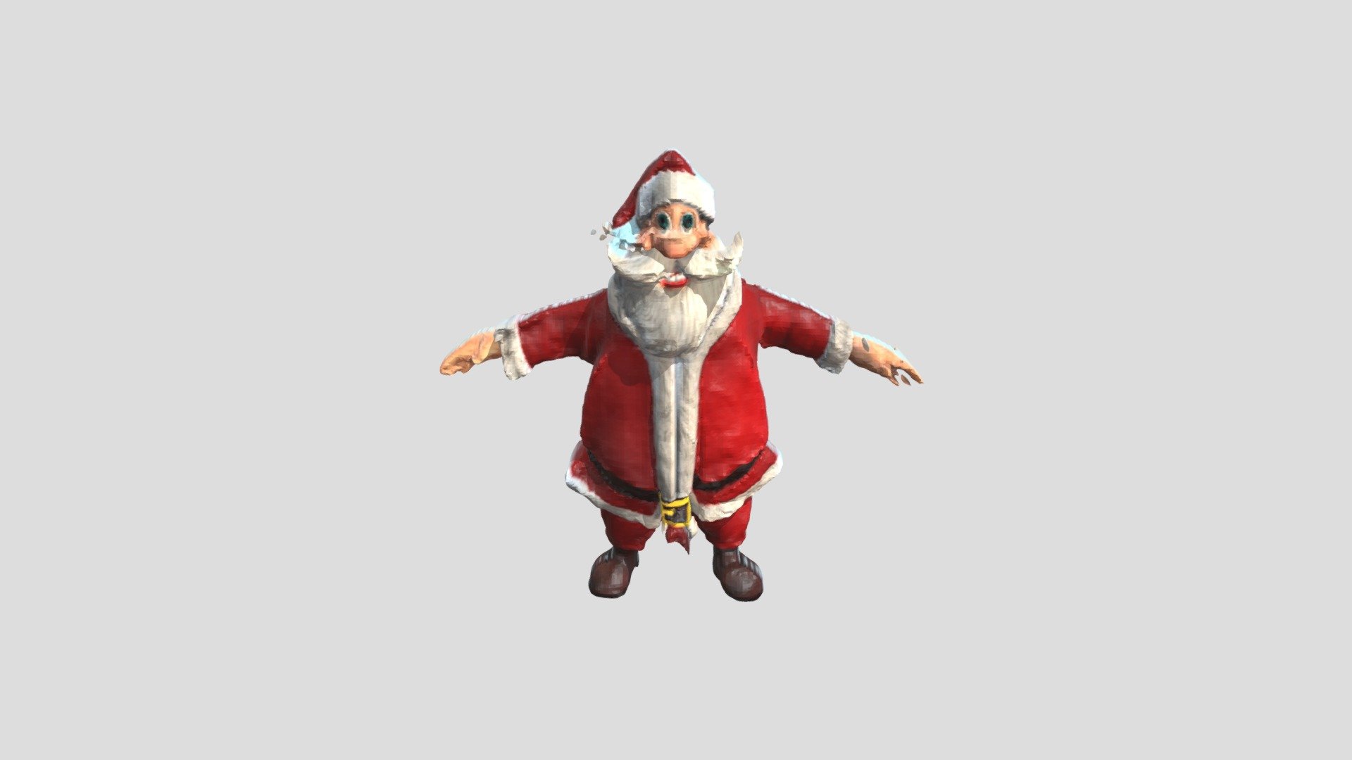 Santa - 3D model by yxlucialiu [62a52fc] - Sketchfab