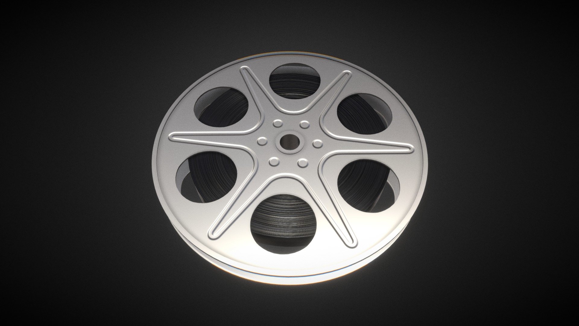 Movie Reel - 3D model by Alexander (@pravdin) [62a5ca1] - Sketchfab