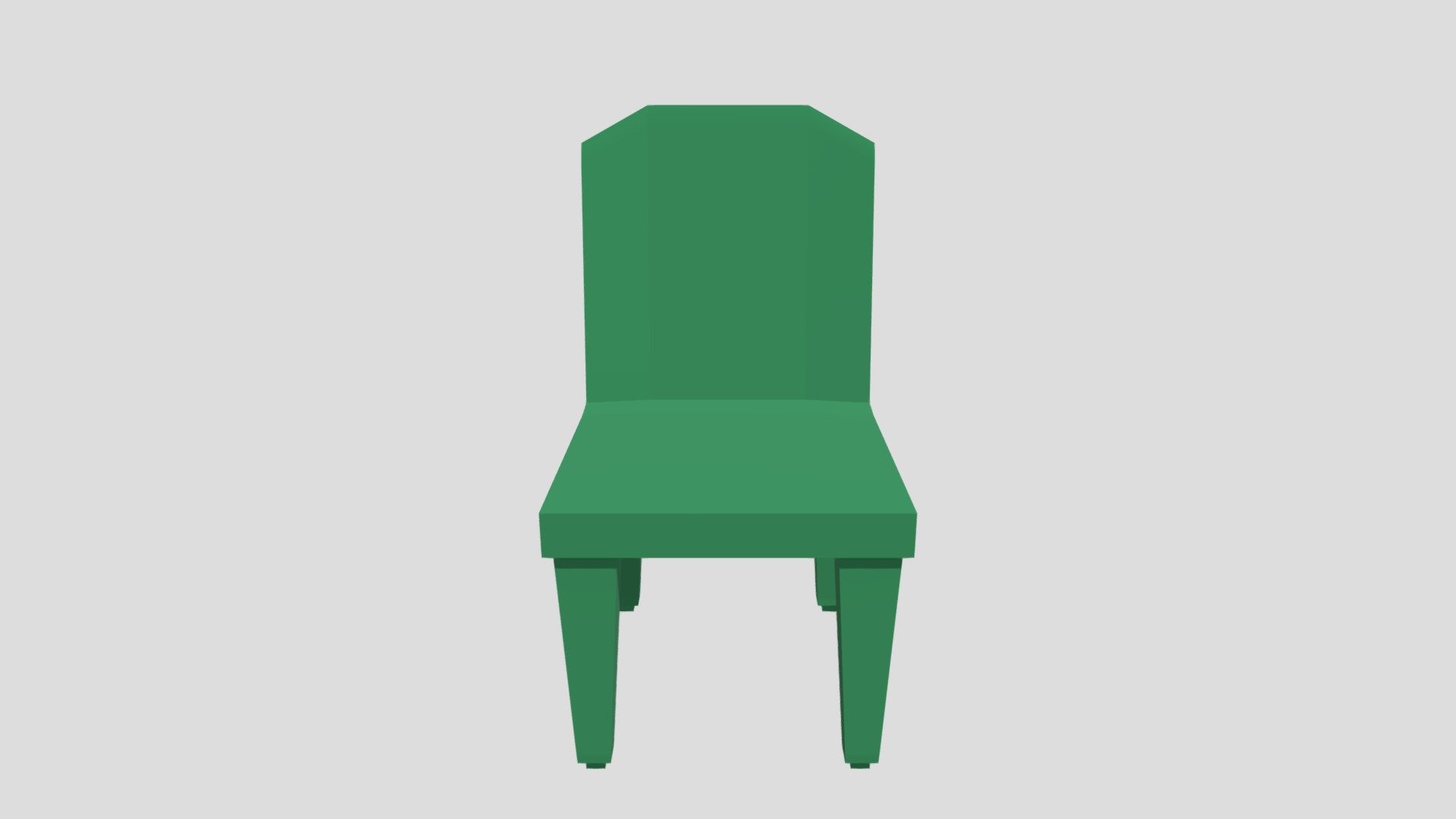 Simple Plastic Chair - Download Free 3D model by MrPuppet [62a5cb3 ...