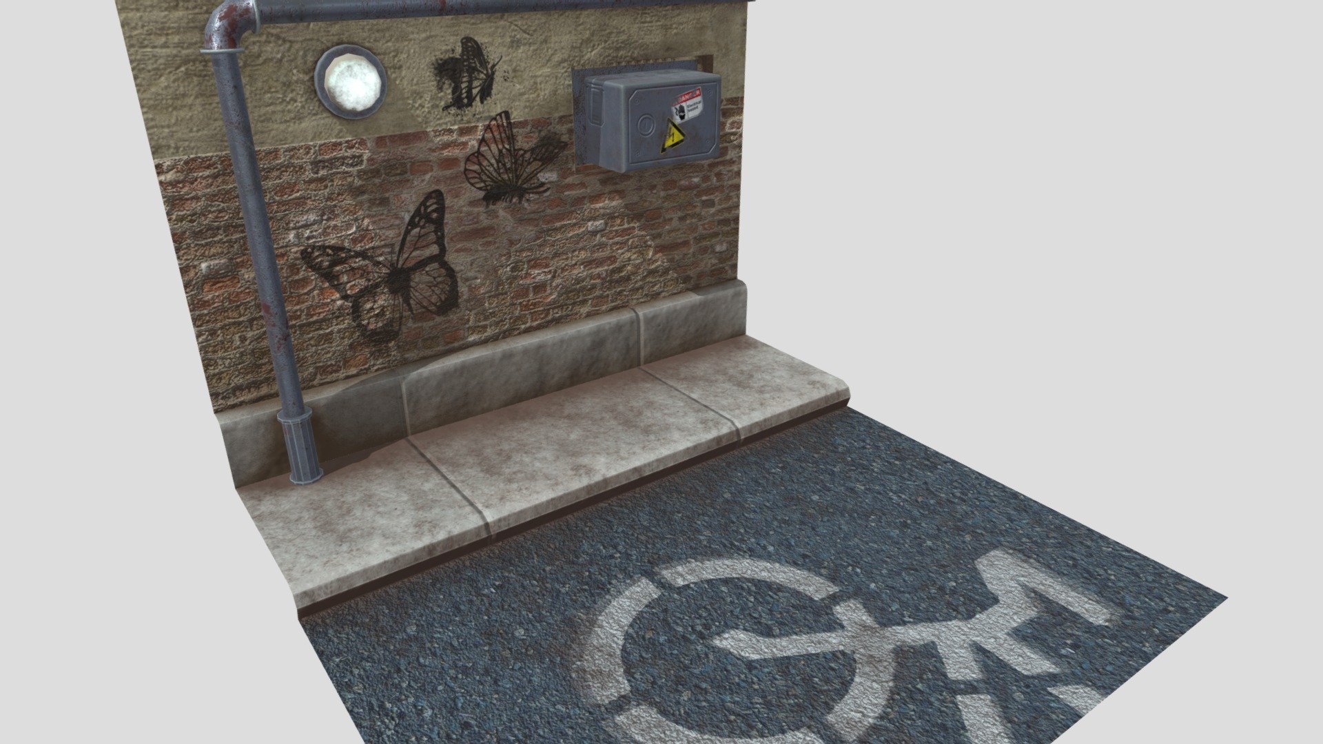 Alley - Download Free 3D model by elinman [62a644a] - Sketchfab