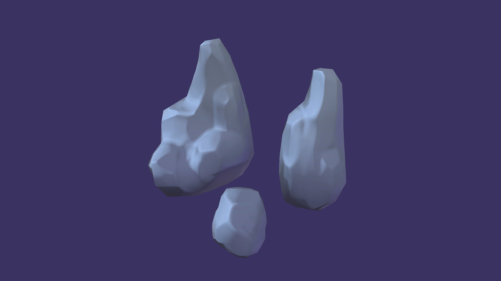 Stylized rock set - 3D model by Noel (@noeld) [62a7ab6] - Sketchfab