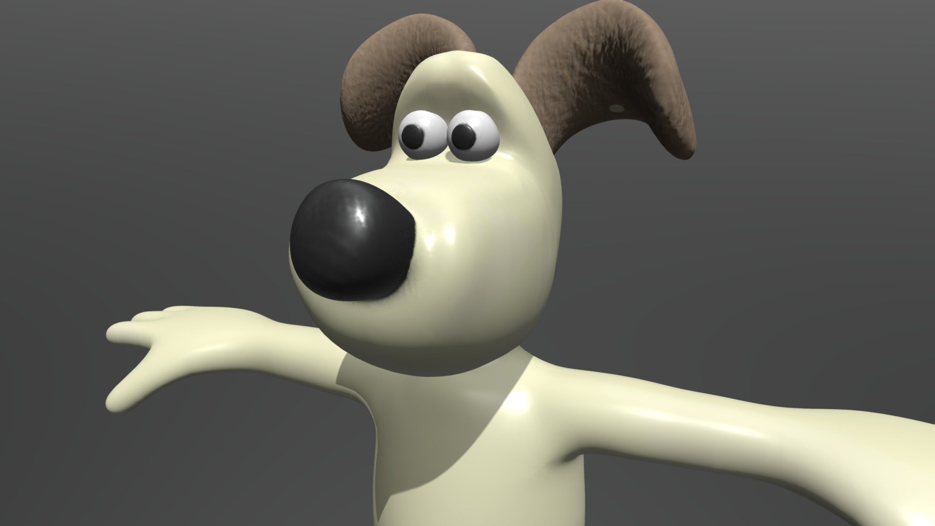 Mi Amigo Gromit - Download Free 3D model by juanvhr [62a7ecc] - Sketchfab