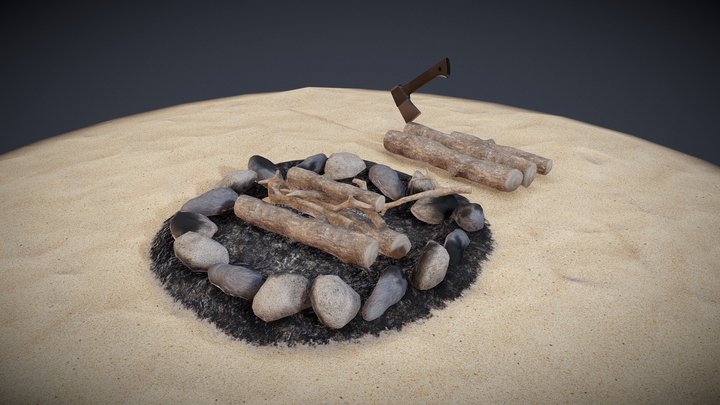 Bonfire 3D models - Sketchfab