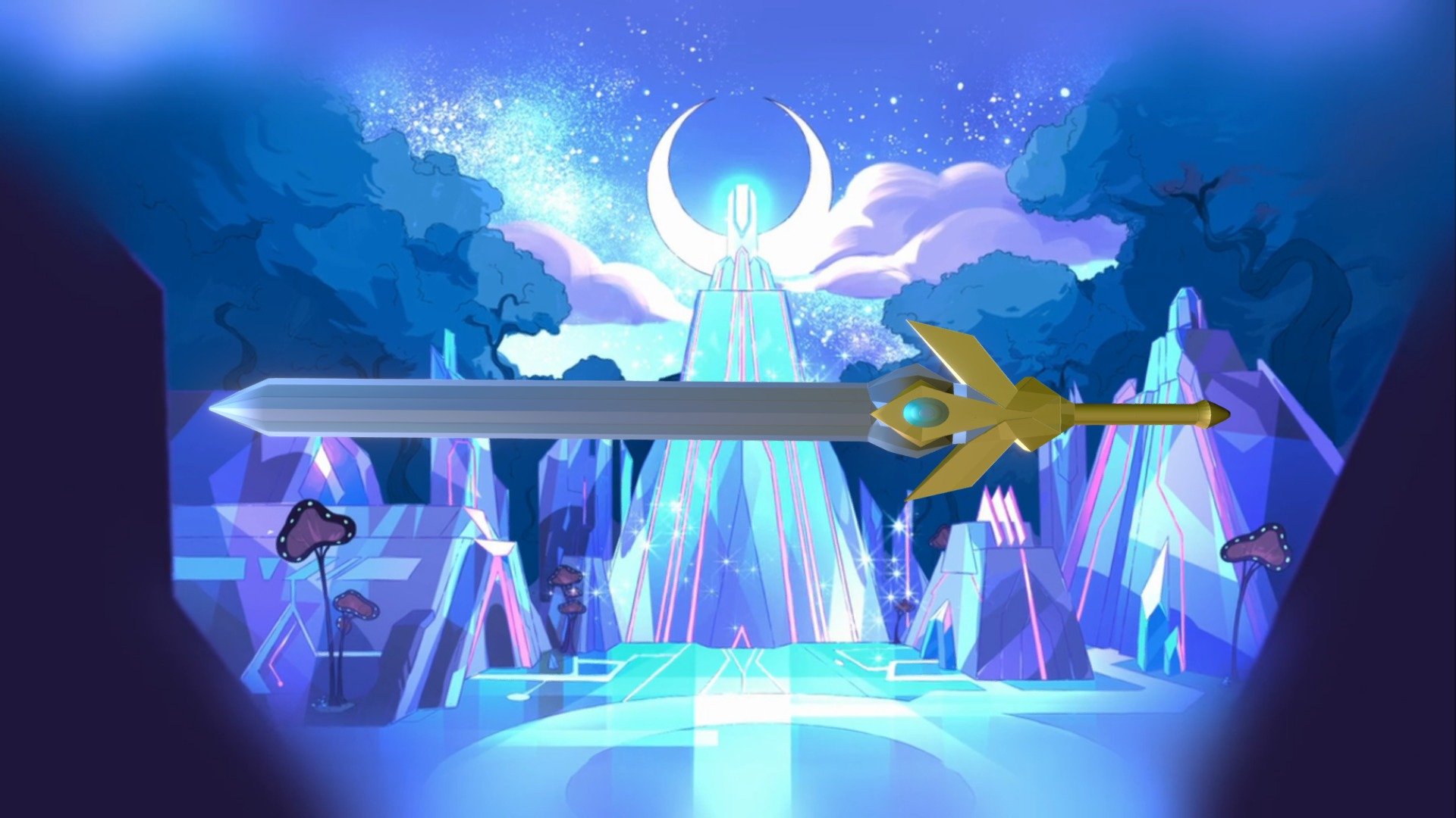 She-Ra Sword - 3D model by PlattIntroTo3d [62a98a2] - Sketchfab