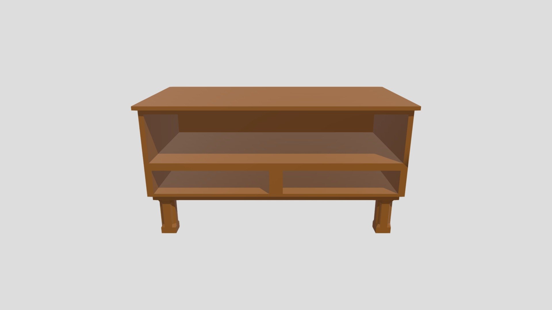 Low Poly, Old-Style TV Stand - Download Free 3D model by itslerm ...