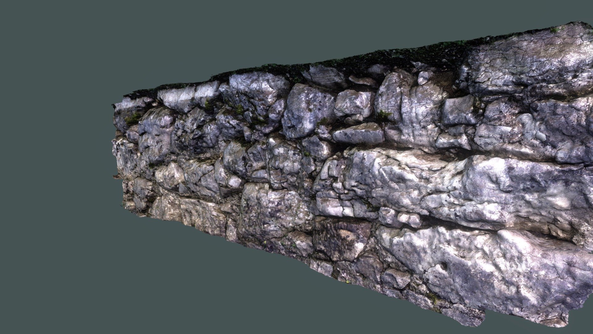 Natural stone wall - Download Free 3D model by Giebel [62ac253] - Sketchfab