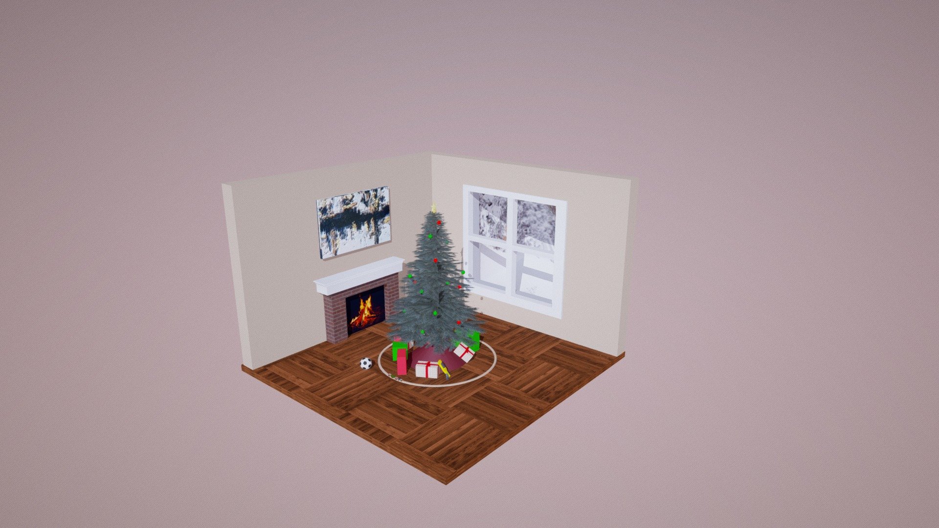 Toy Set Under Tree - 3D model by TRAVISGEARP [62ac661] - Sketchfab