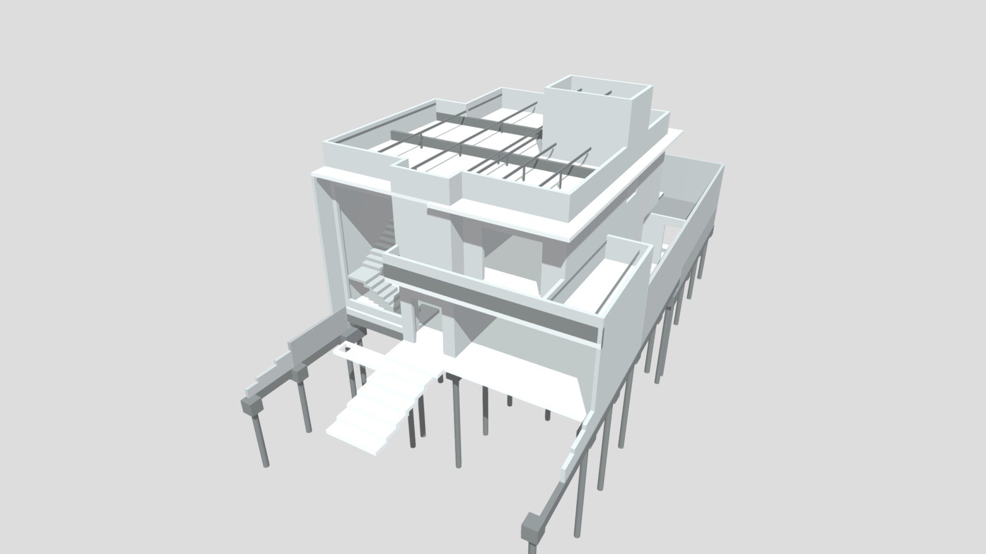 Projeto Estrutural - José Roberto - 3D model by Exato. (@exatoponto ...