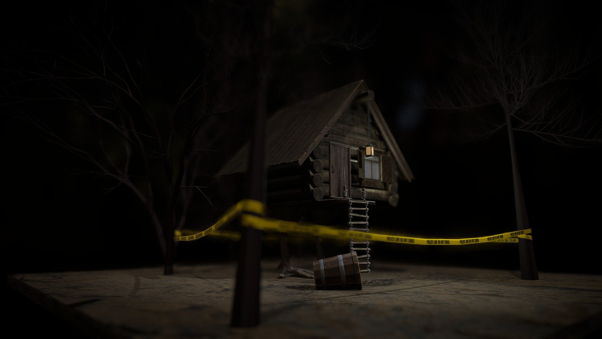 chicken leg house (Baba Yaga's one) - 3D model by hellotaia [62b06dd ...