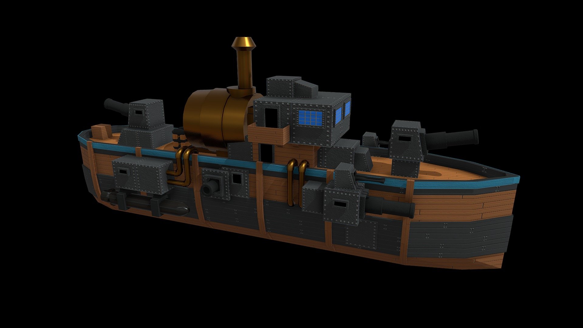 War Ship Destroyer - Buy Royalty Free 3D model by Randall_3D [62b16d5 ...