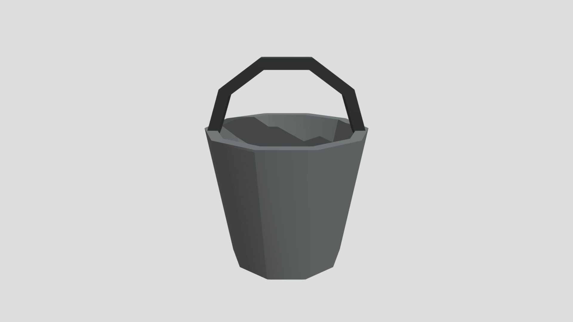 Low Poly Bucket - 3D model by fx_d [62b34a6] - Sketchfab