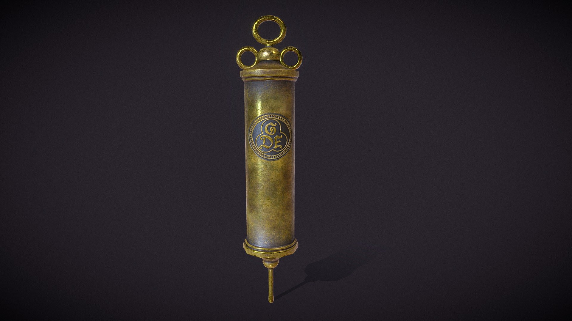 Vintage Medieval Medical Syringe FBX - Download Free 3D model by ...