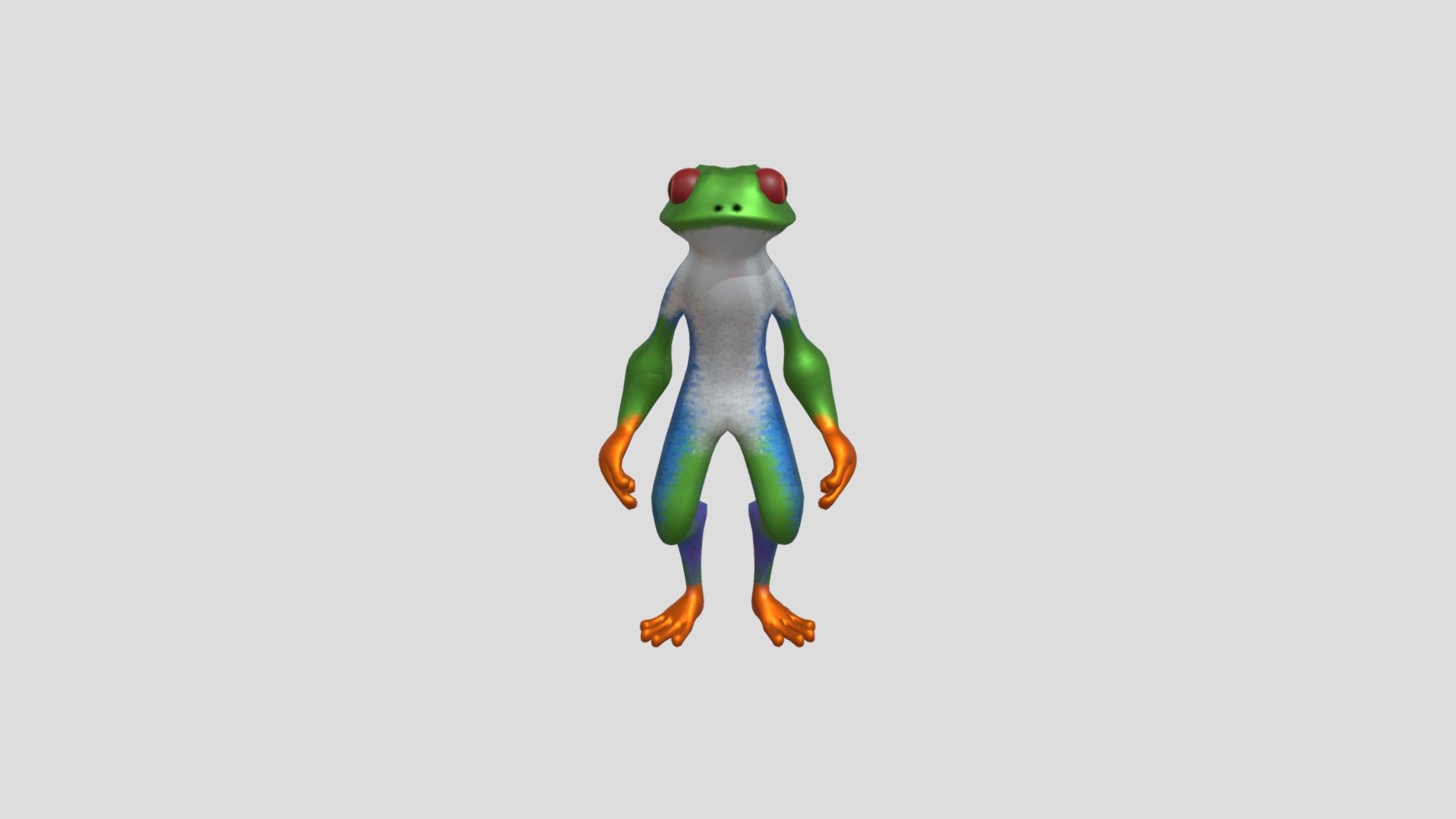 Humanoid Frog with Rigs - 3D model by skezyyy222 [62b3d51] - Sketchfab