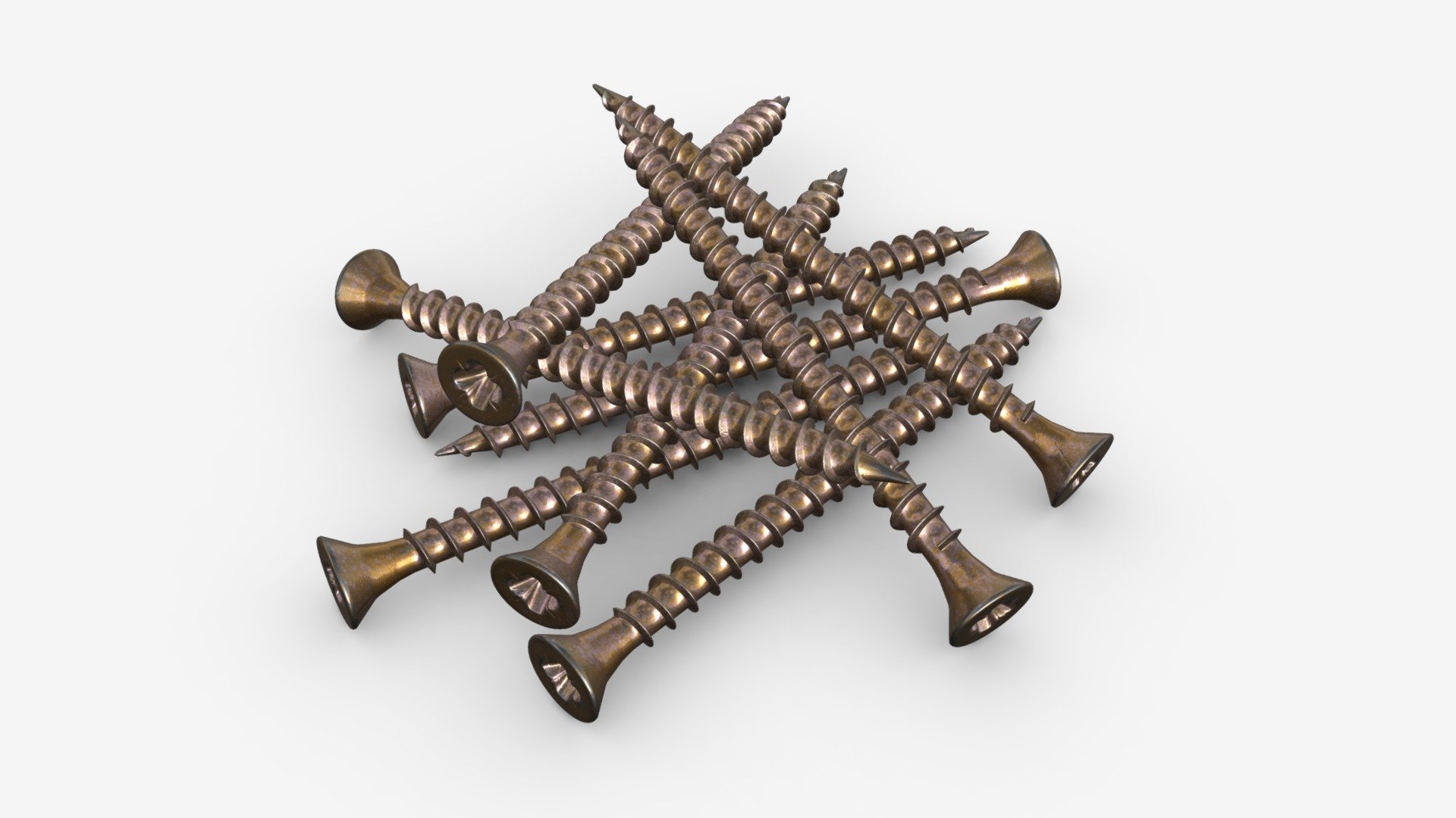 Wood screws 02 - Buy Royalty Free 3D model by HQ3DMOD (@AivisAstics ...
