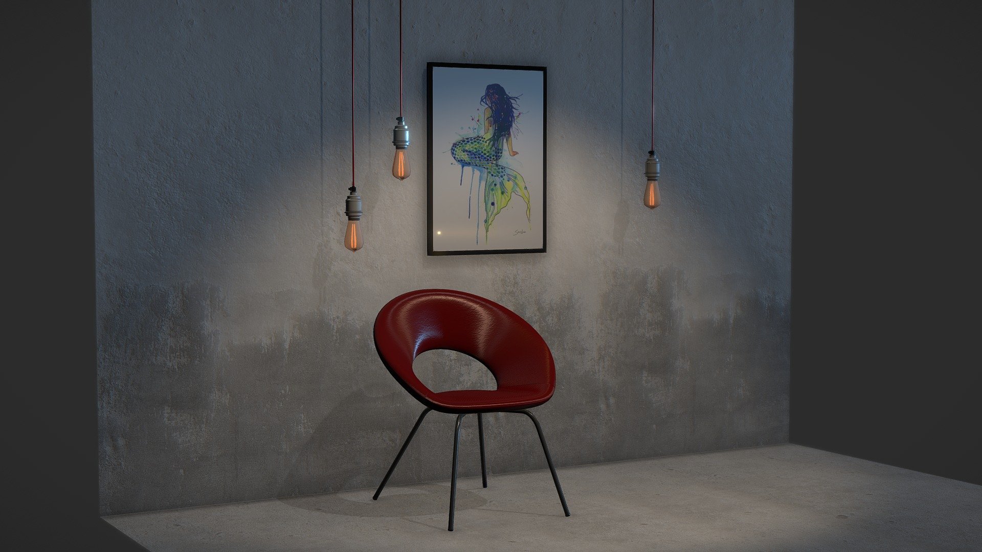Dusk Lighting Scene - Download Free 3D model by nickheitzman [62b4254 ...