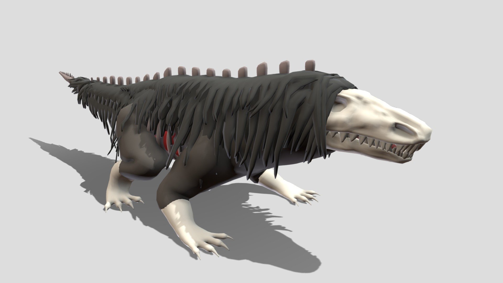SCP-682 - 3D model by Zackery (@Zackeryfur) [62ba14f] - Sketchfab