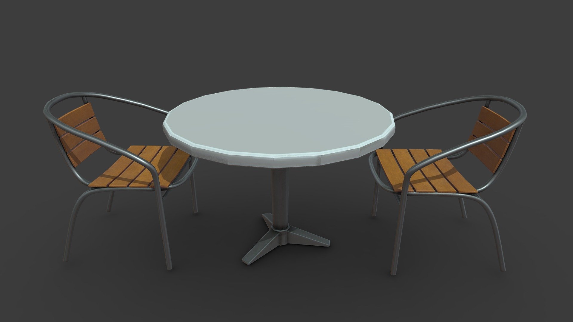 Stylized Table And Chairs - Buy Royalty Free 3D model by WillowBoxArt ...