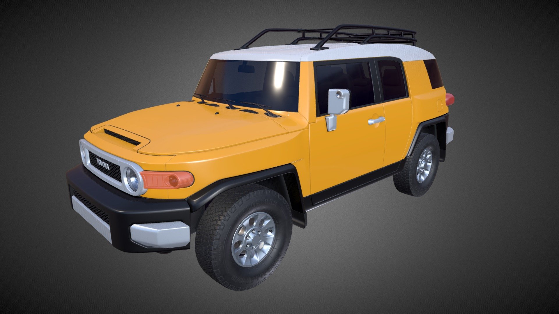 Toyota FJ Cruiser - 3D model by pettrovich [62ba36e] - Sketchfab