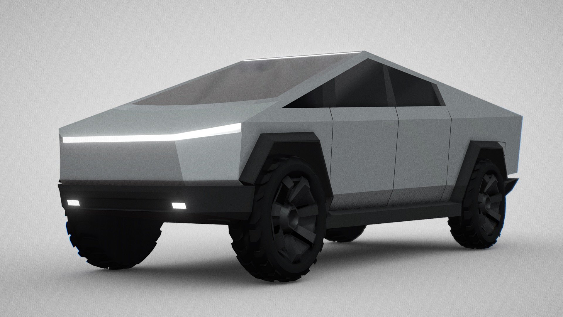 Tesla Cybertruck - Download Free 3D model by ChoochooLi Models ...