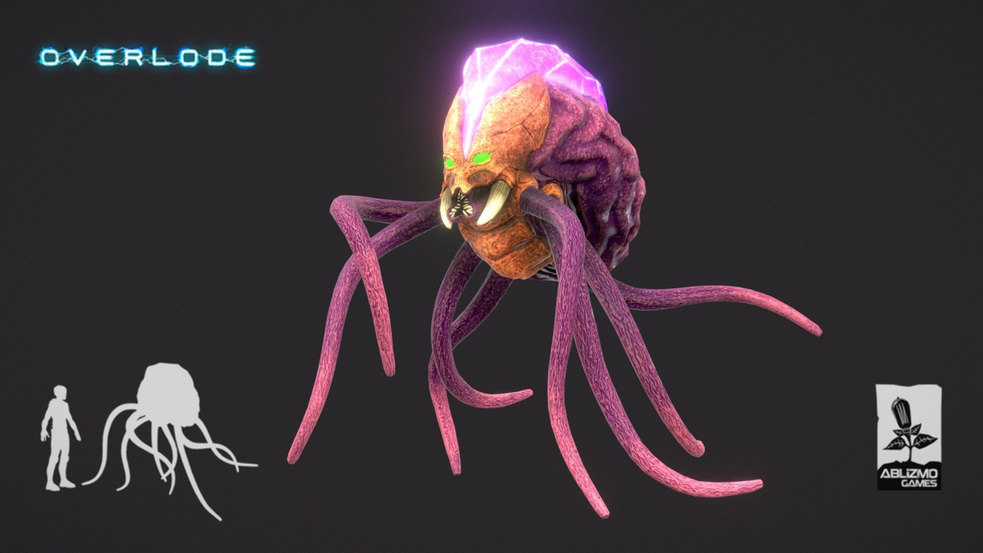 ARKINID BRAIN BUG - 3D model by Ablizmo Games (@ablizmogames) [62bd379 ...