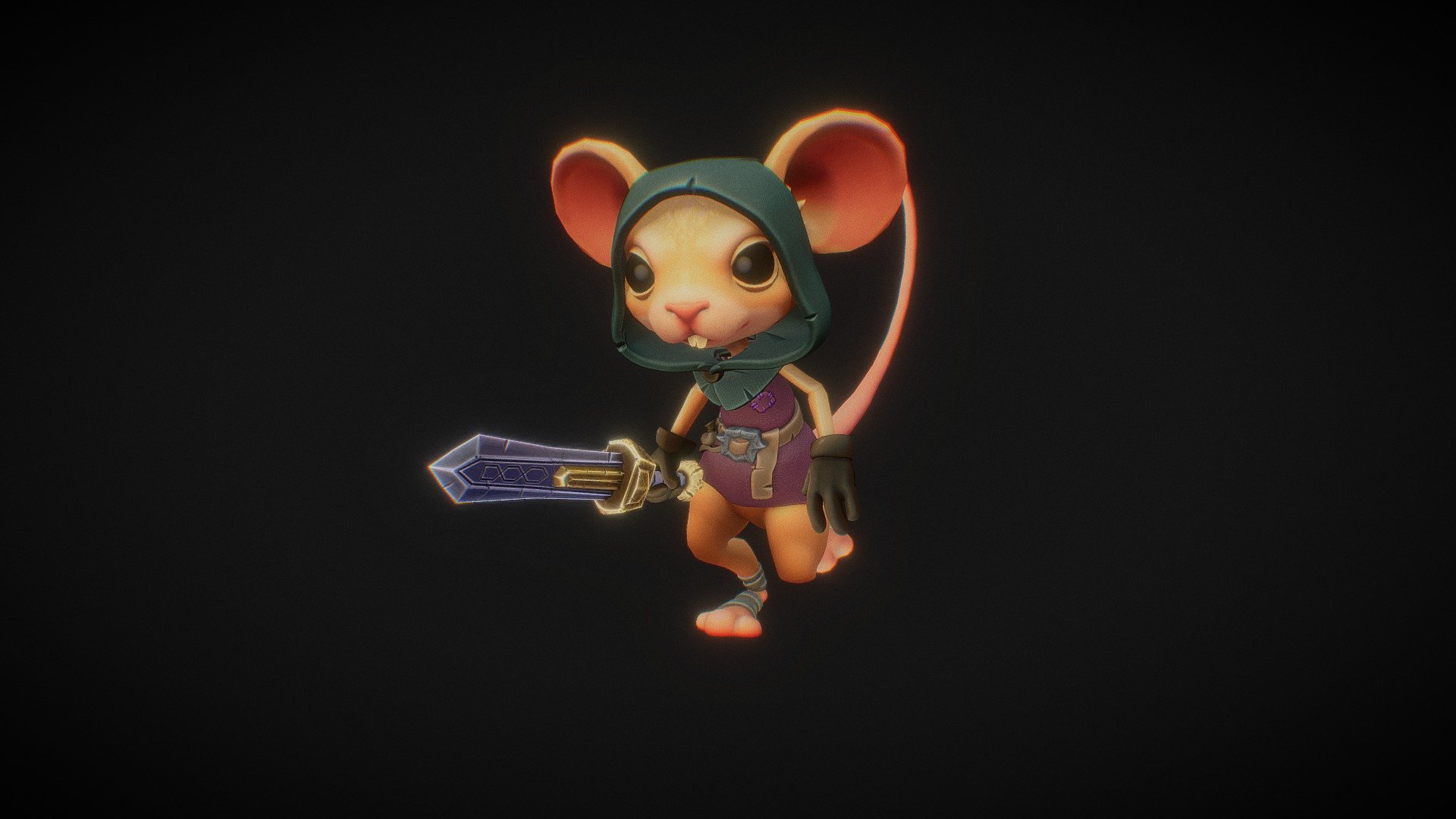 Mouse Knight - 3D model by aciklar.sedat [62bd6dc] - Sketchfab