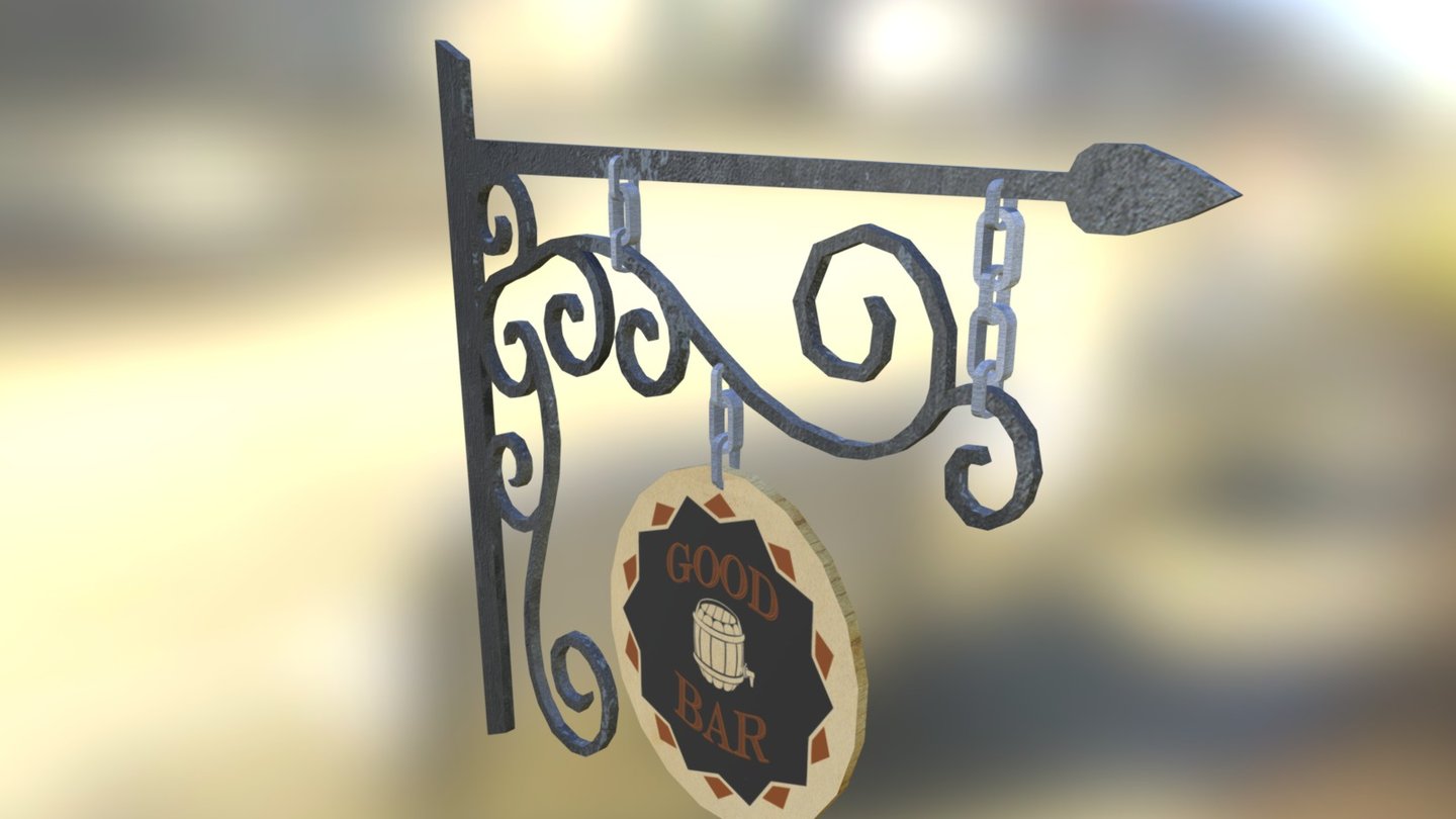 Sign Board 2 - 3D model by IUDAV - VHEI (@IUDAV) [62be027] - Sketchfab
