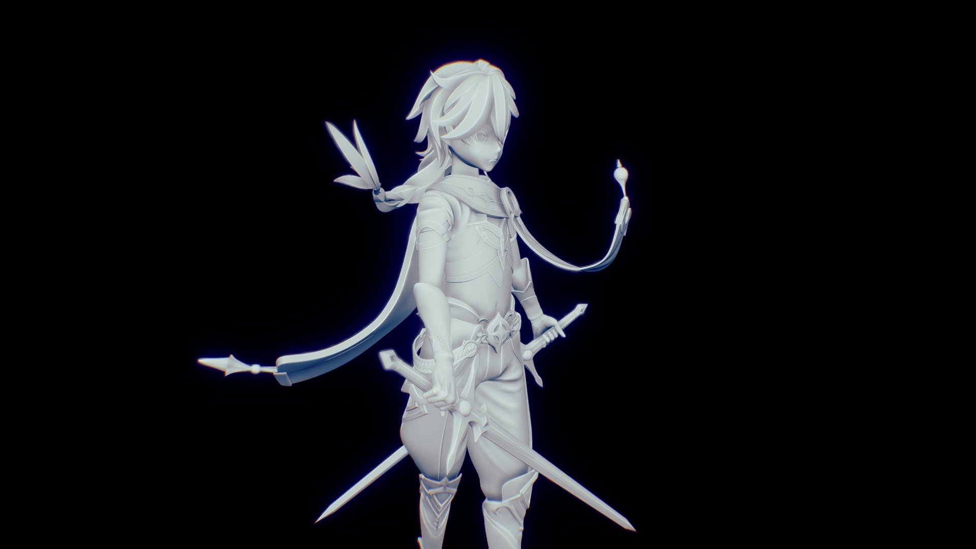 Aether | Genshin Impact - 3D model by Gray World Corporation ...