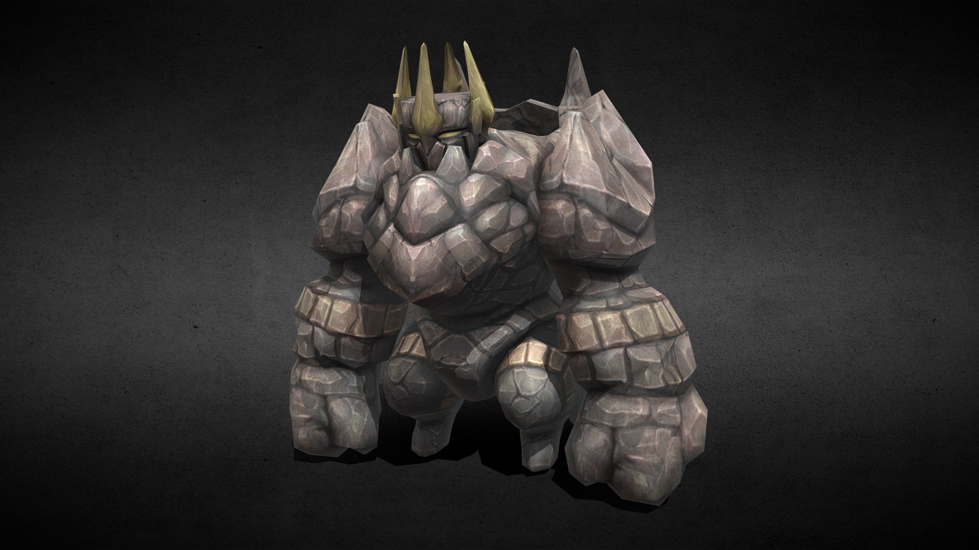 RockMonster_01 - 3D model by Game Model (@Game.Model) [62c0944] - Sketchfab