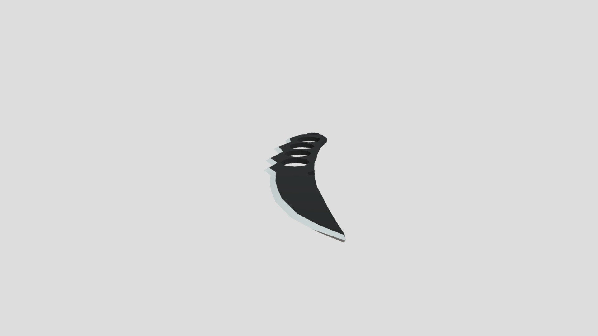 Asuma_Sarutobi_weapon - 3D model by 啾啾學三滴 JoJo_3D_Class (@JoJo_3D_Class ...