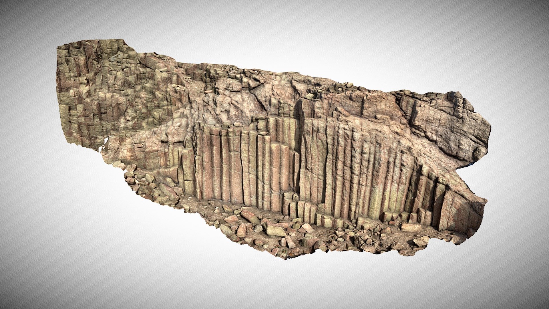 Columnar joints, Spain - Download Free 3D model by Sara Carena ...