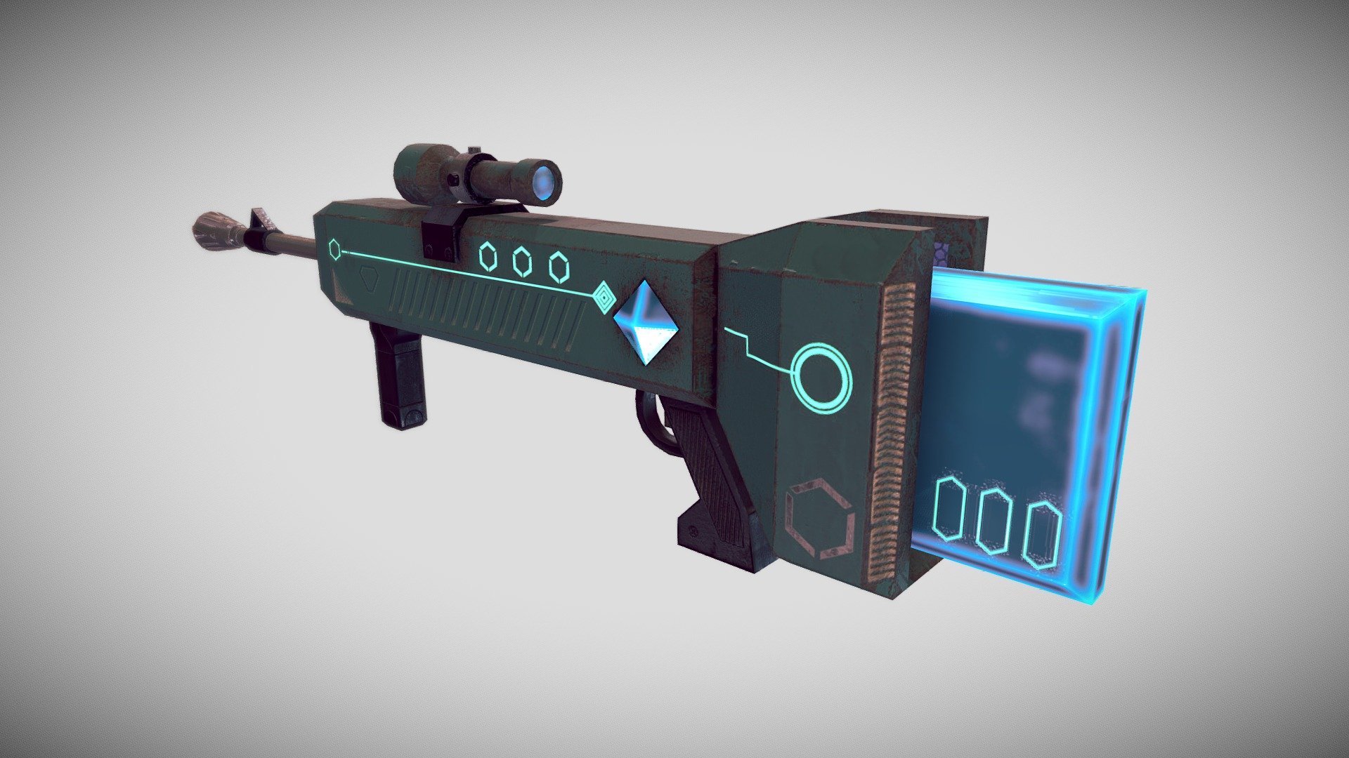 rifle - 3D model by Nanka (@cd2021hqg9) [62c52bd] - Sketchfab