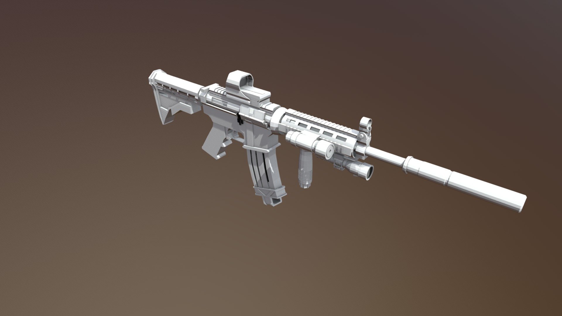 High poly gun model - 3D model by Saurabh Kumar (@saurabhkumar ...