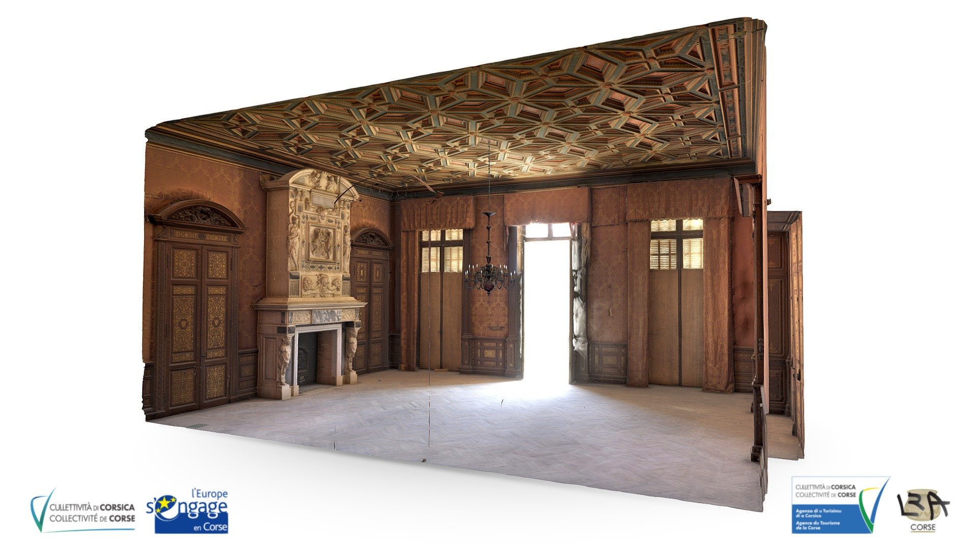 Château de la punta, grand salon - 3D model by Lra Laboratoire Régional ...