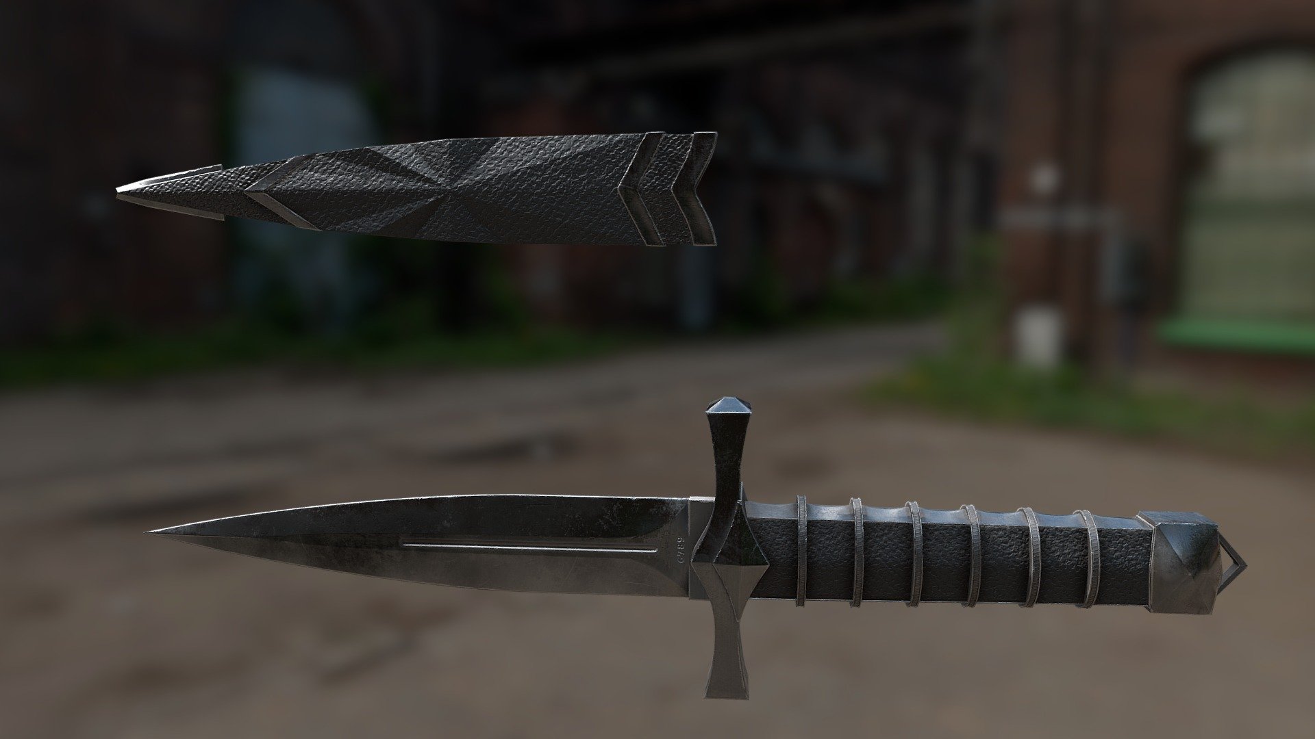 Dagger - 3D model by R0OT [62c9bad] - Sketchfab