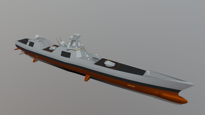 Warship 3D models - Sketchfab