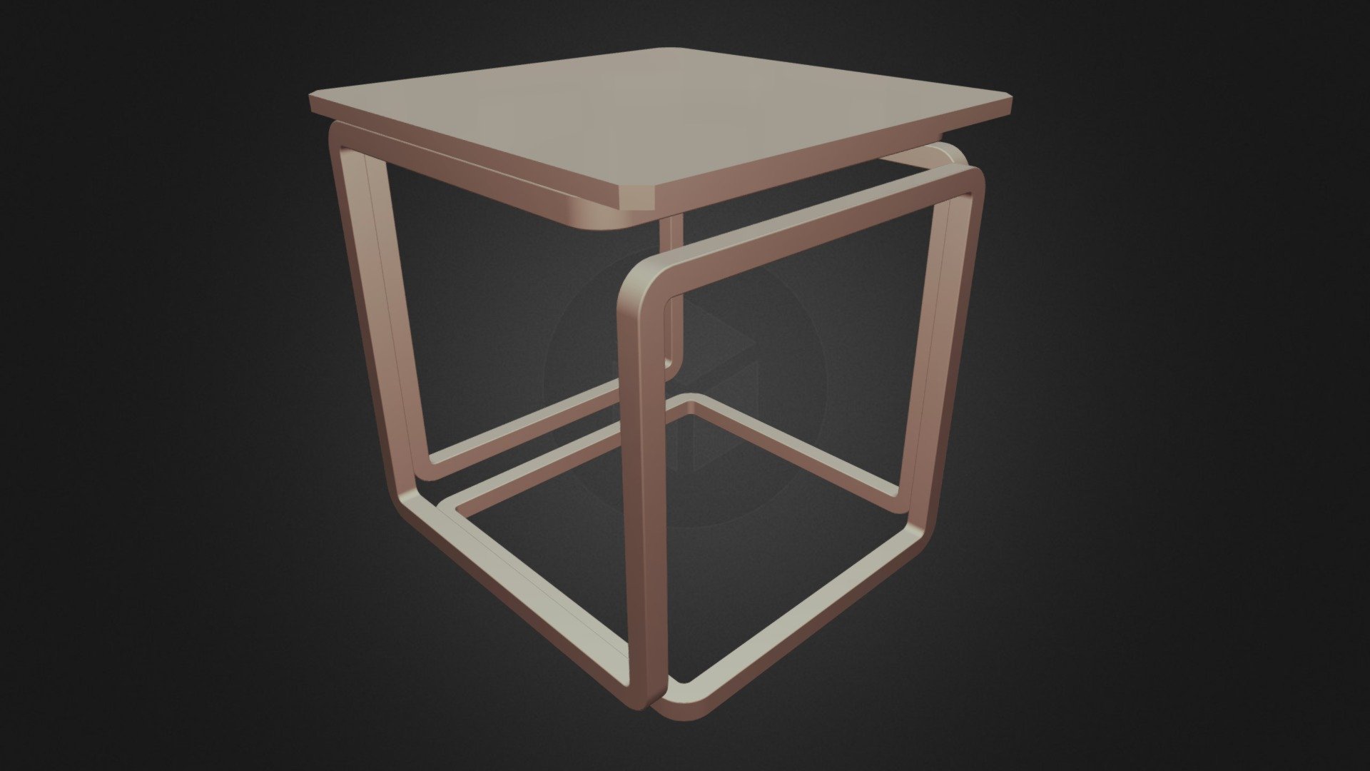 Infinity Cube Wood Table - Buy Royalty Free 3D model by MR.AnyCAD ...