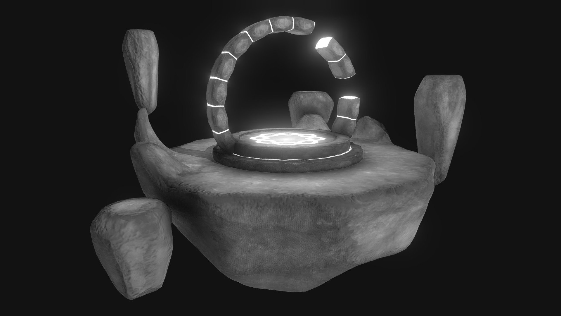 Floating Portal Island | diorama - Download Free 3D model by Myjato ...