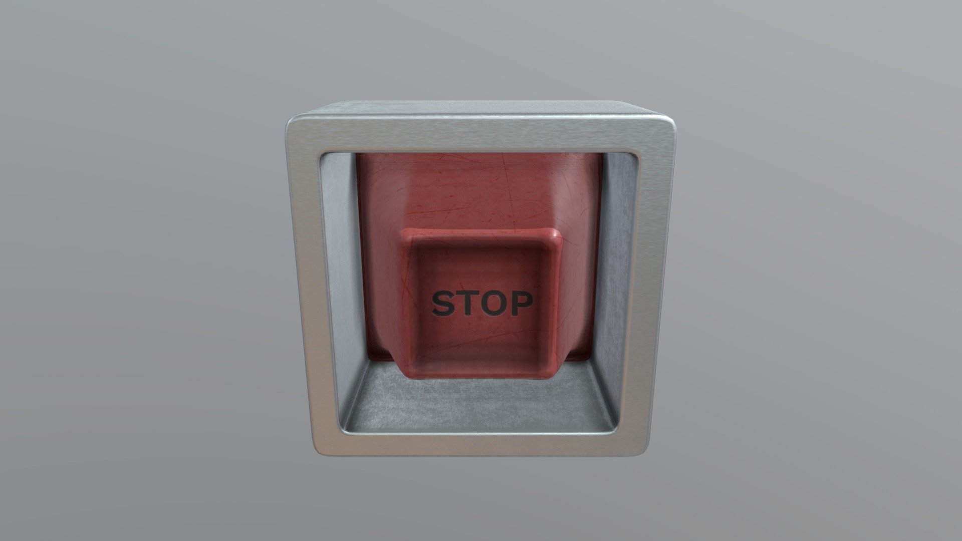 Stop Button - 3D model by TAB_Ethan [62cb82b] - Sketchfab