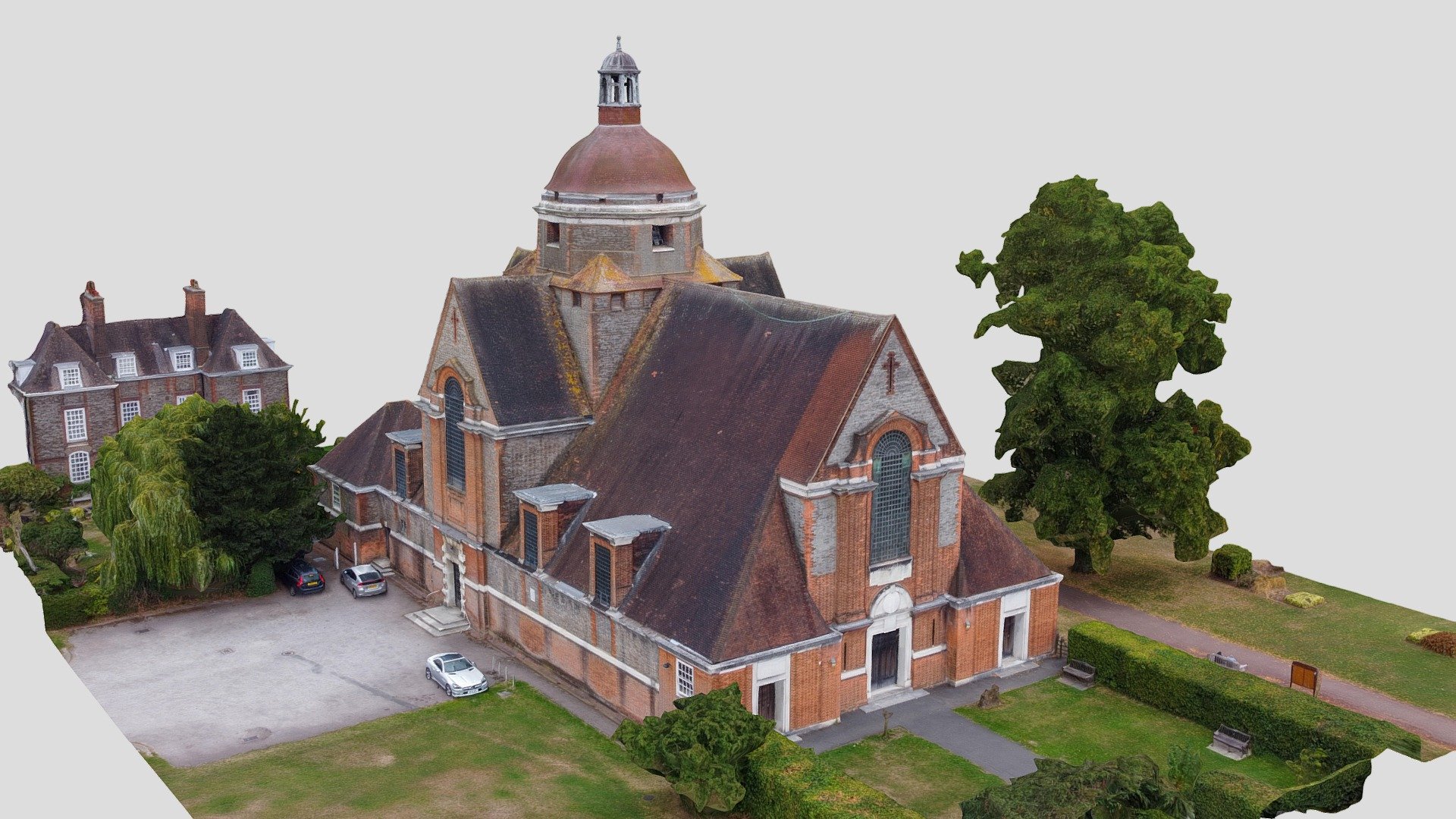 Hampstead Garden Suburb Free Church - Download Free 3D model by Mikhail ...