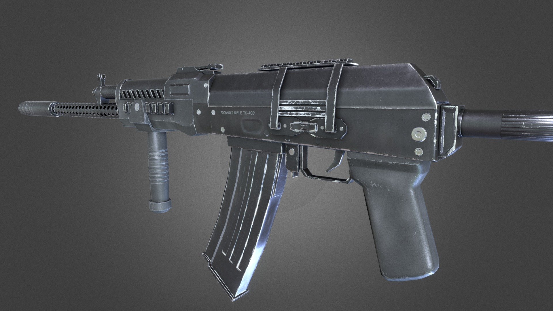 Modified AK | LowPoly - Download Free 3D model by Chepuha54 ...
