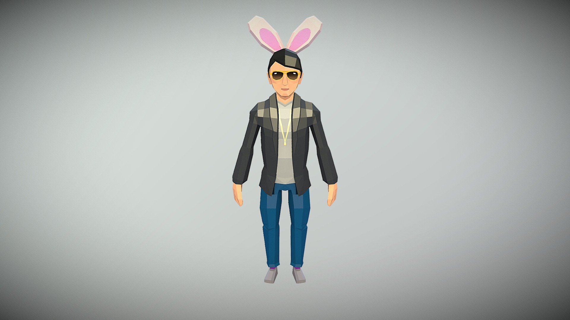 polygon character celebrity - 3D model by Kenny3Digital (@BruceChen ...