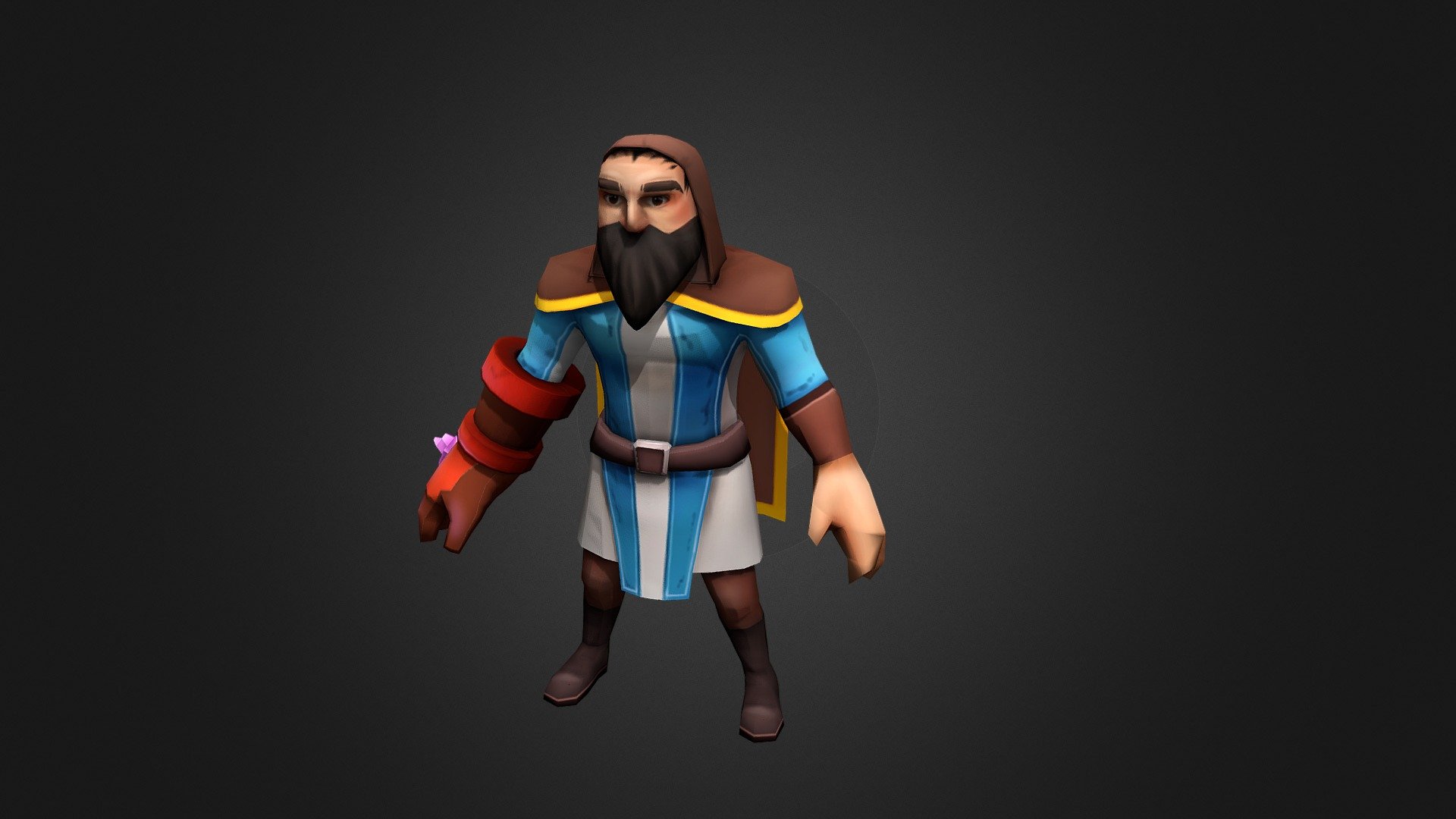 Wizard - Buy Royalty Free 3D model by Rifat3D [62ce529] - Sketchfab Store