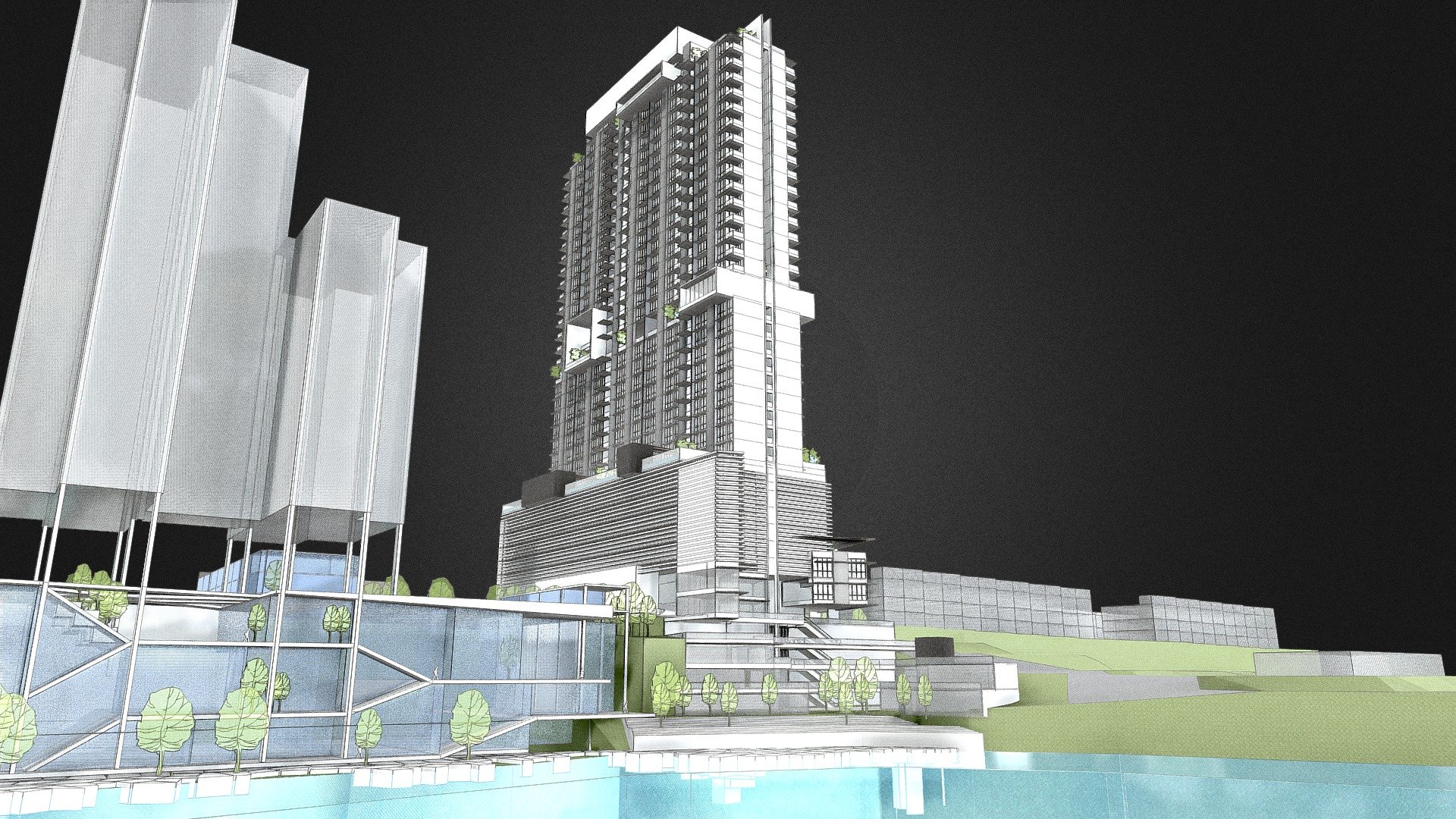 Twin Ridge River Front - 3D model by Cosmopolitan Studio ...