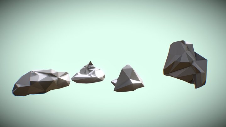 Lowpolypebbles 3D models - Sketchfab