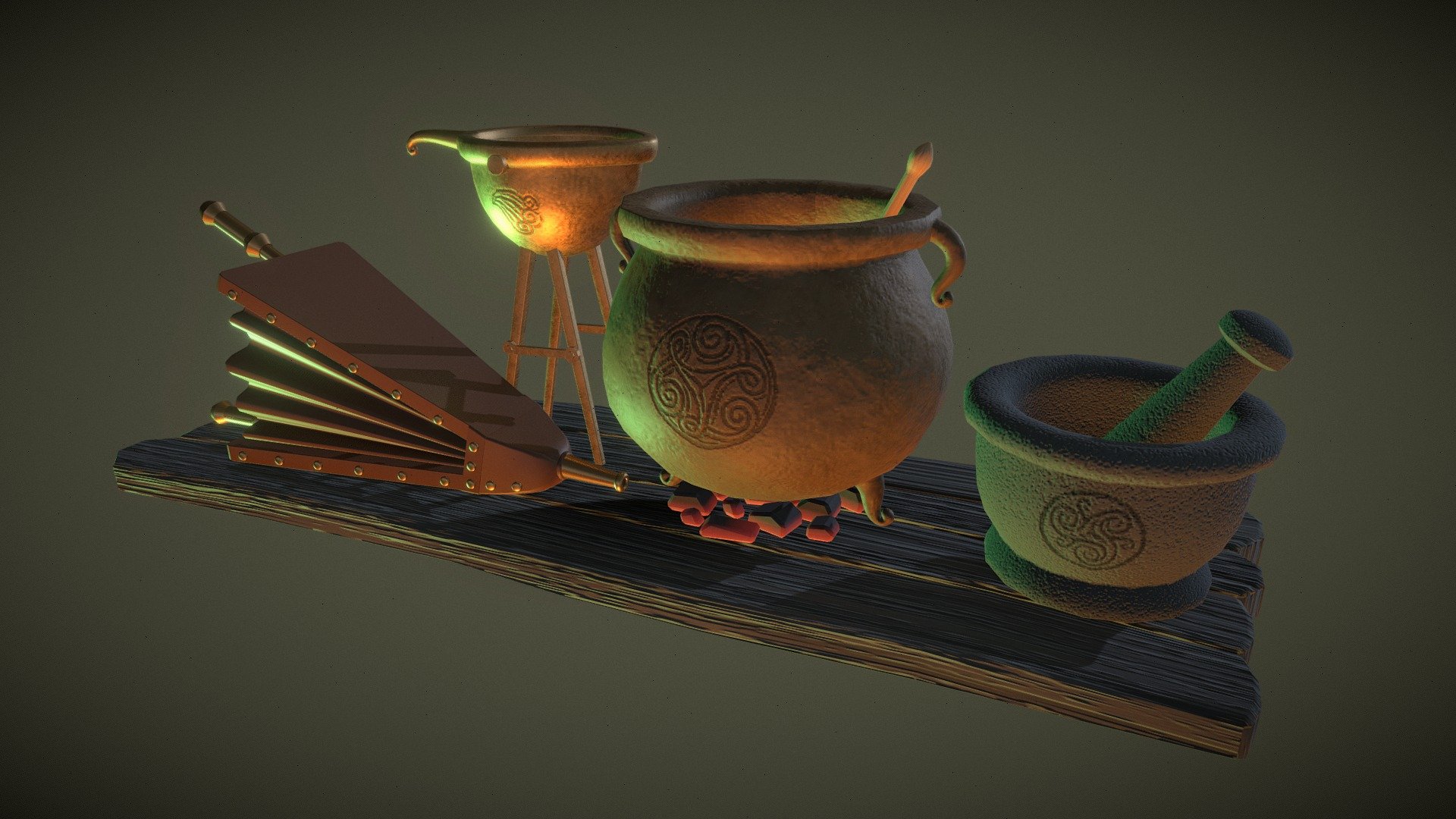 Potion Craft Tools [Potion Craft Fanart] - 3D model by BacobaElisa ...