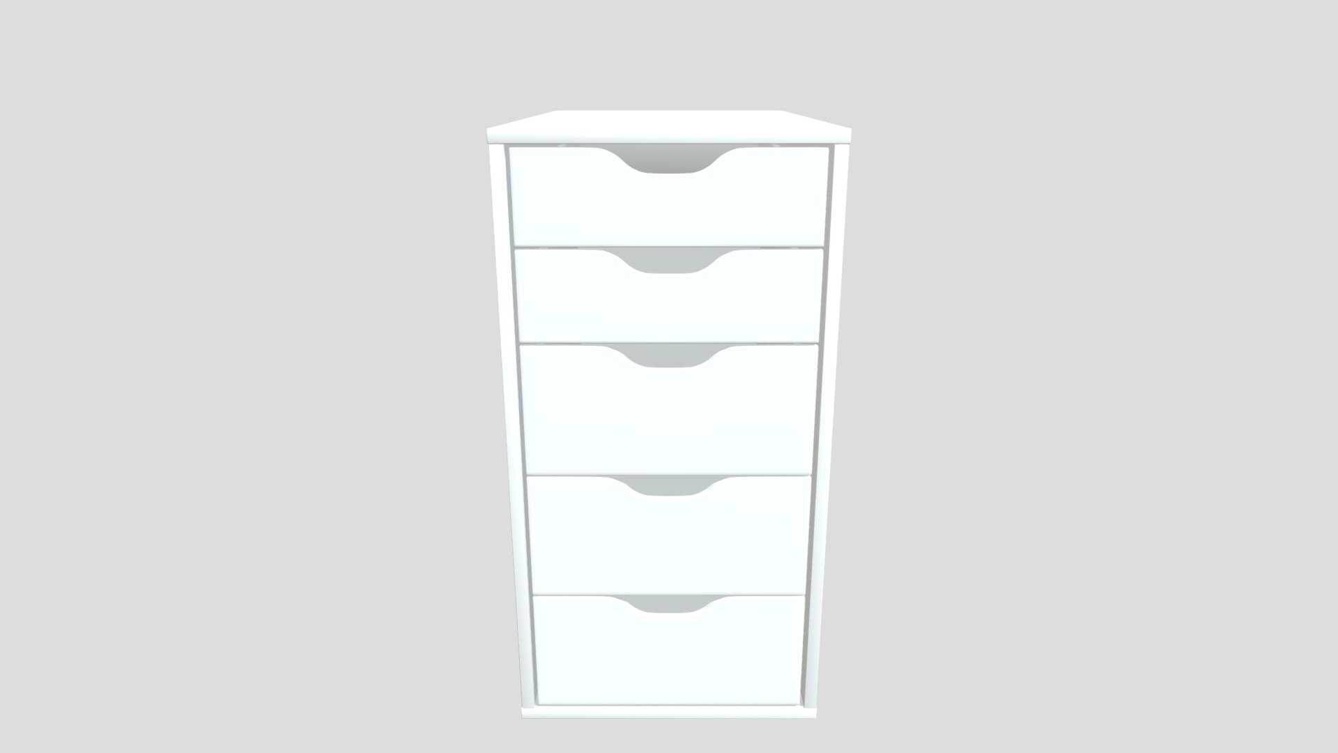 Ikea - Alex Drawers Unit - Download Free 3D model by CDcruz [62d1db2 ...