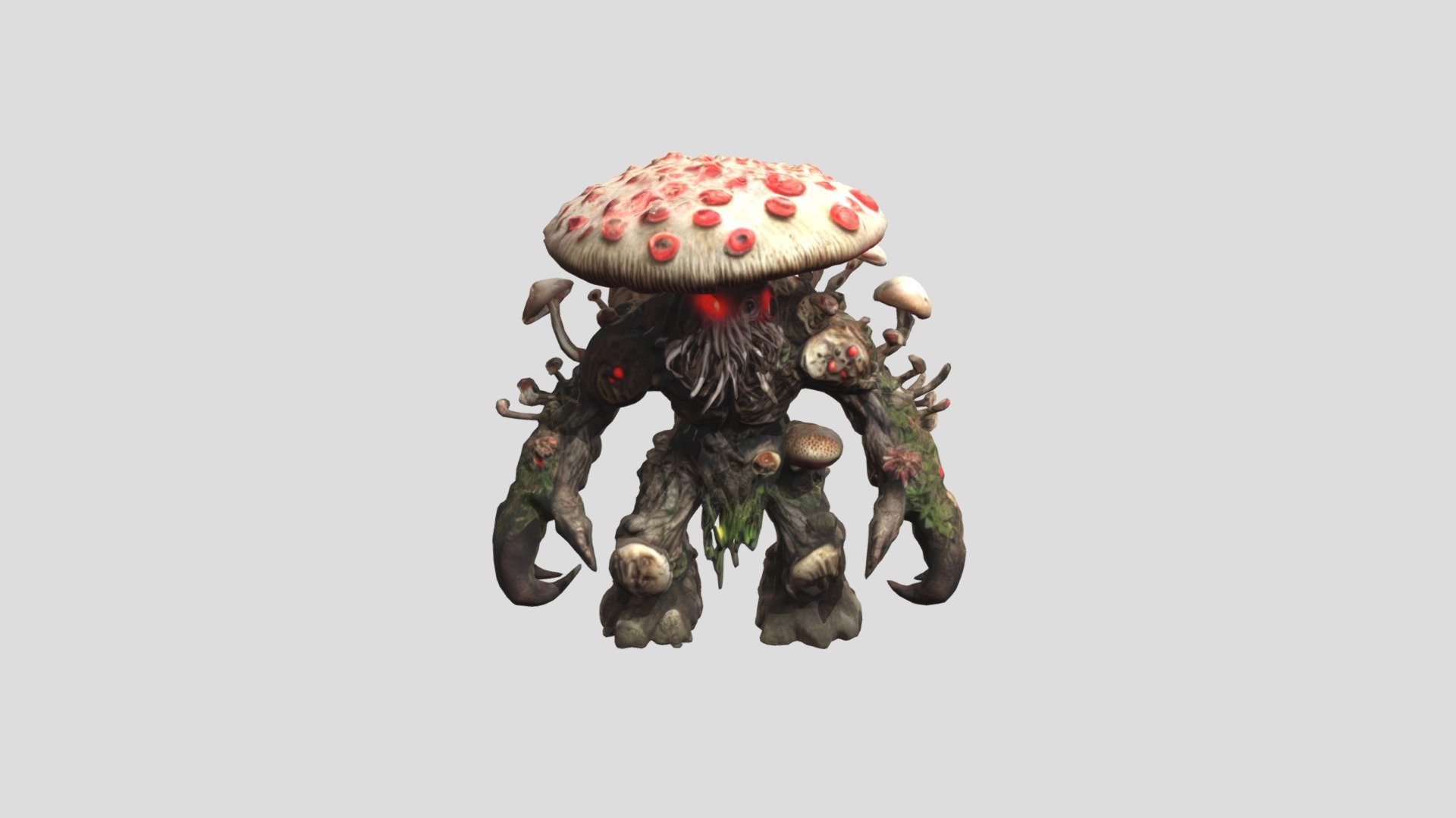 Mushroom_ Monster_2 - 3D model by vatrix444 [62d2628] - Sketchfab